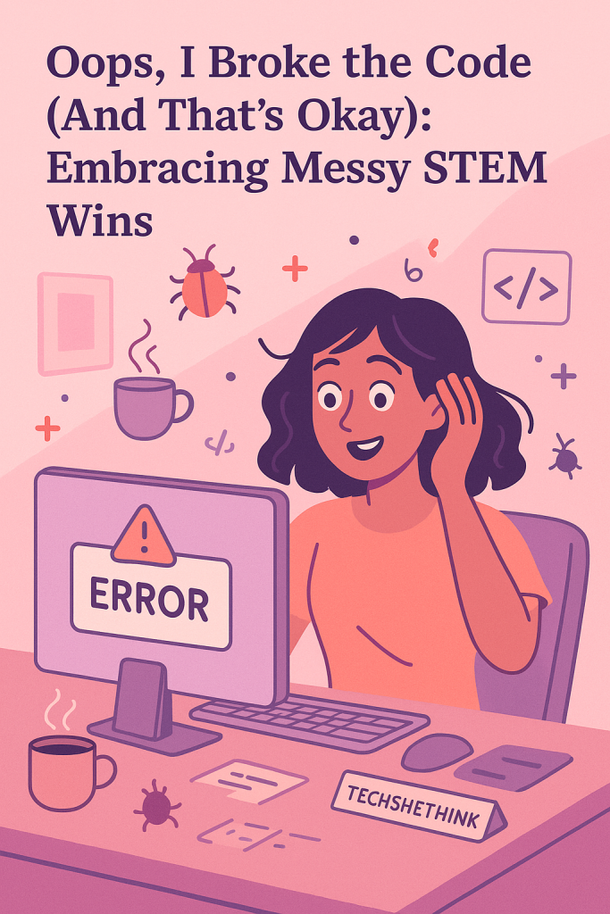 Oops, I Broke the Code (And That’s Okay!): Embracing Messy STEM Wins – TechSheThink: Women ...